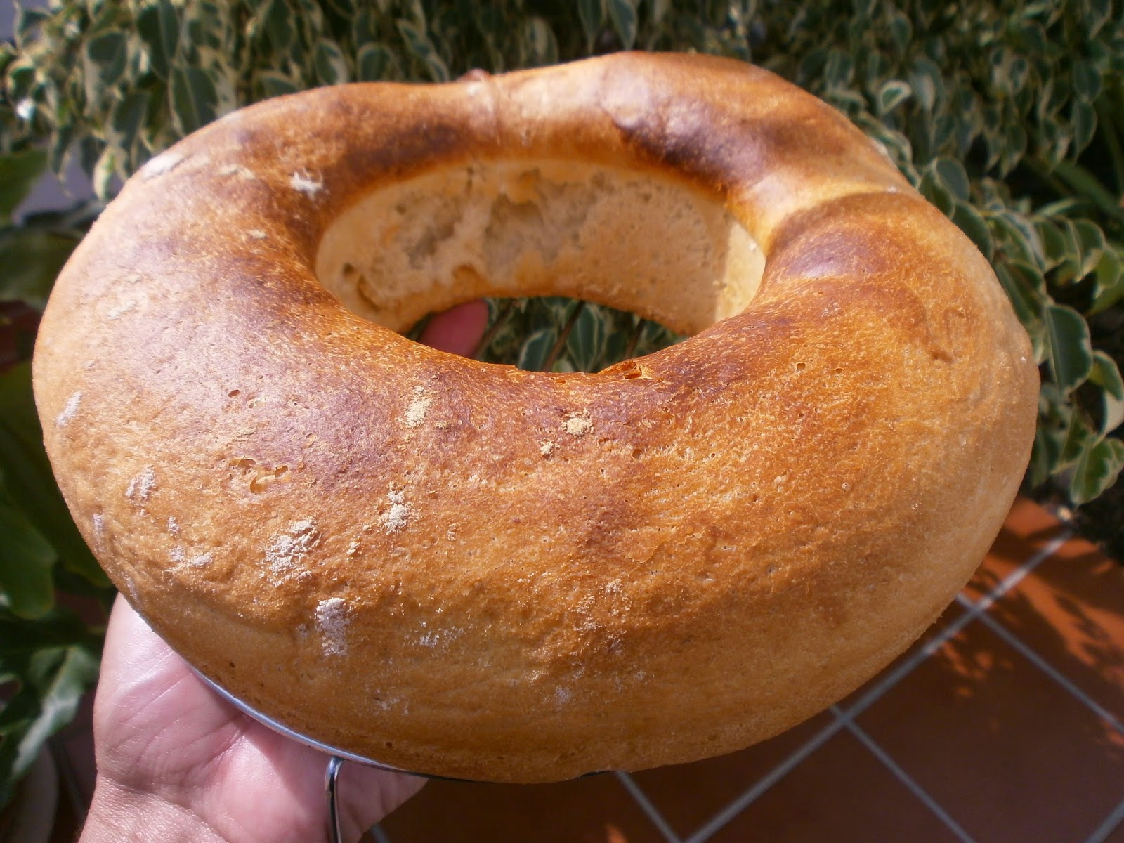 Luzmary y sus recetas caseras: ROSCA DE PAN MILAGRO AMASADA EN ...