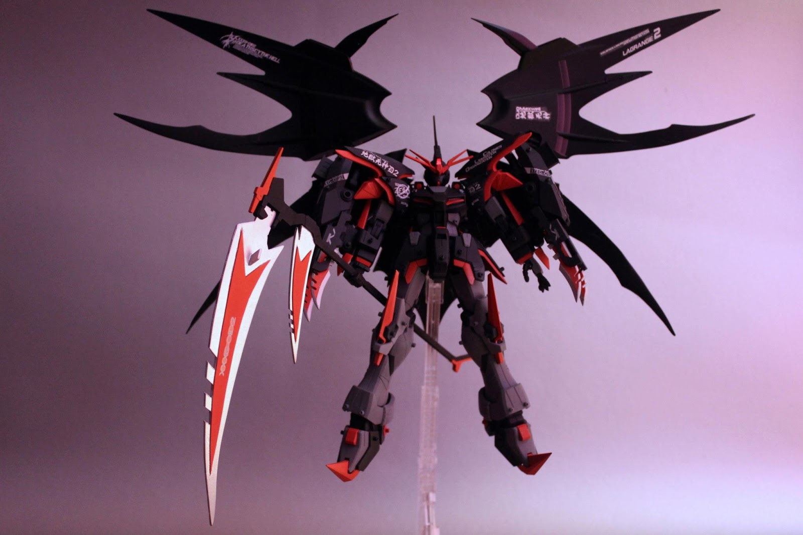 Custom Build: MG 1/100 Deathscythe Hell Custom (DeathScythe Agina ...