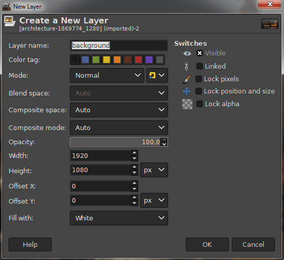 PhotoEffect: Using GIMP To Put An Image Inside Text