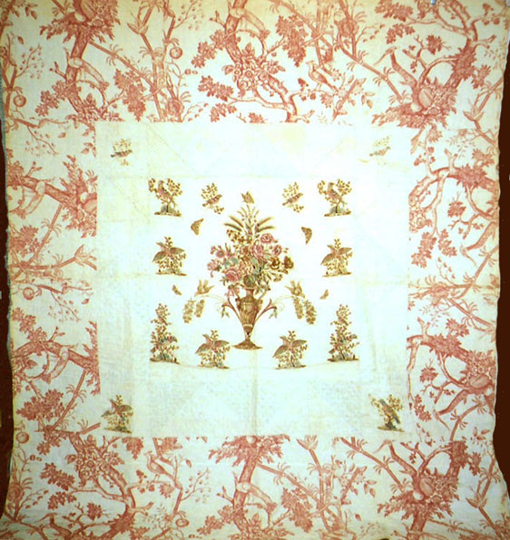 ChintzPanelQuilt: Hewson Vase Panel # 18