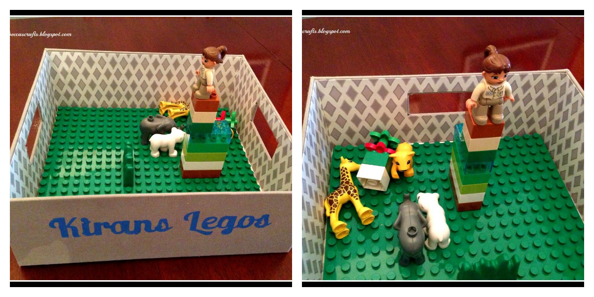 Rebecca's Crafts: Pinterest Day - Lego Play Bin
