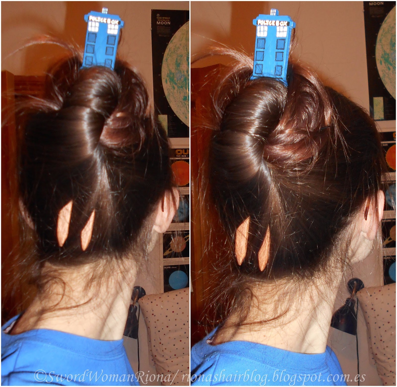 A Sword-woman's Natural Hair blog: The Flipped bun