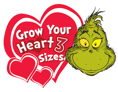 The Grinch Heart Grew Three Sizes