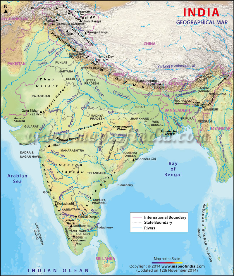 Geography Of India geography-of-india