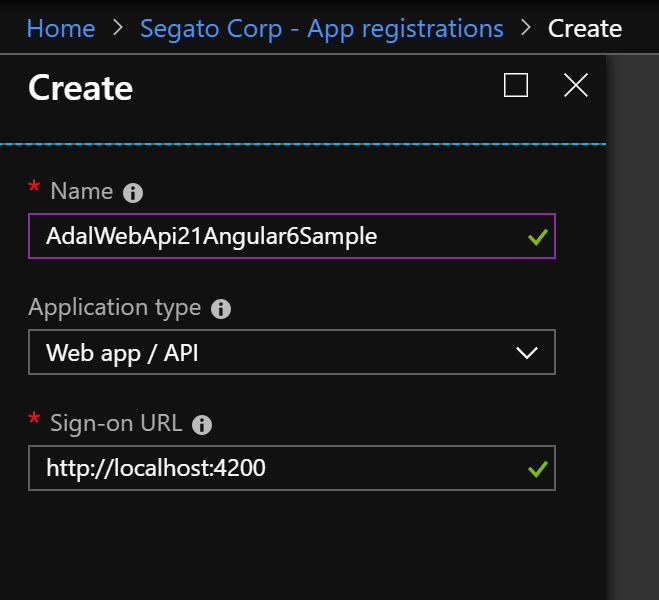 Sharepoint Angular 6 Adal And Aspnet Web Api B2b