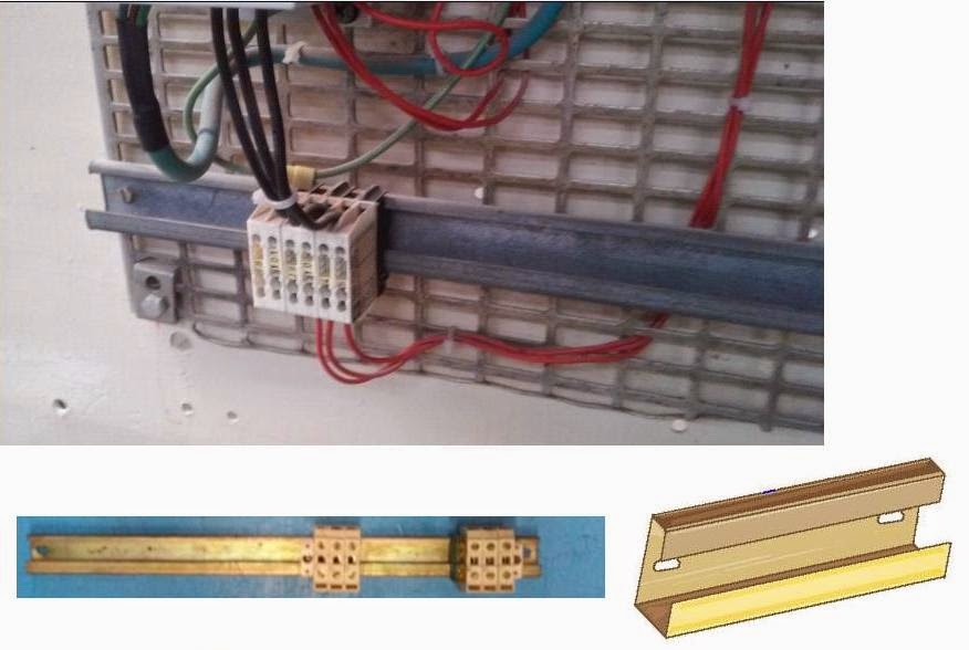 coparoman: Riel DIN para montaje de componentes de control