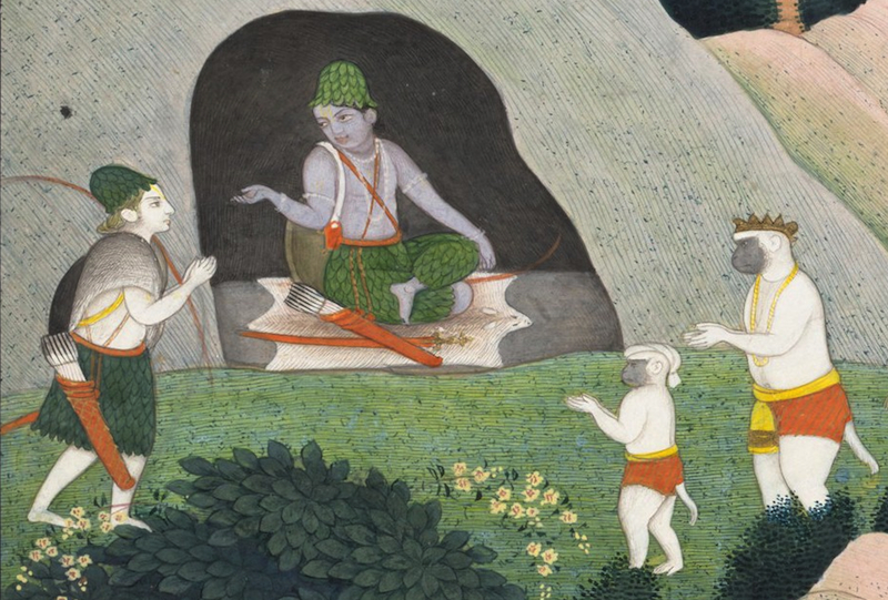 Indian Epics: Images and PDE Epics: Image: A Funeral Pyre for Vali