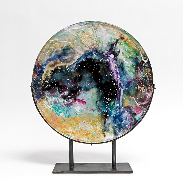 Daily Painters Abstract Gallery: Fine Art Free Standing Round Sculpture ...