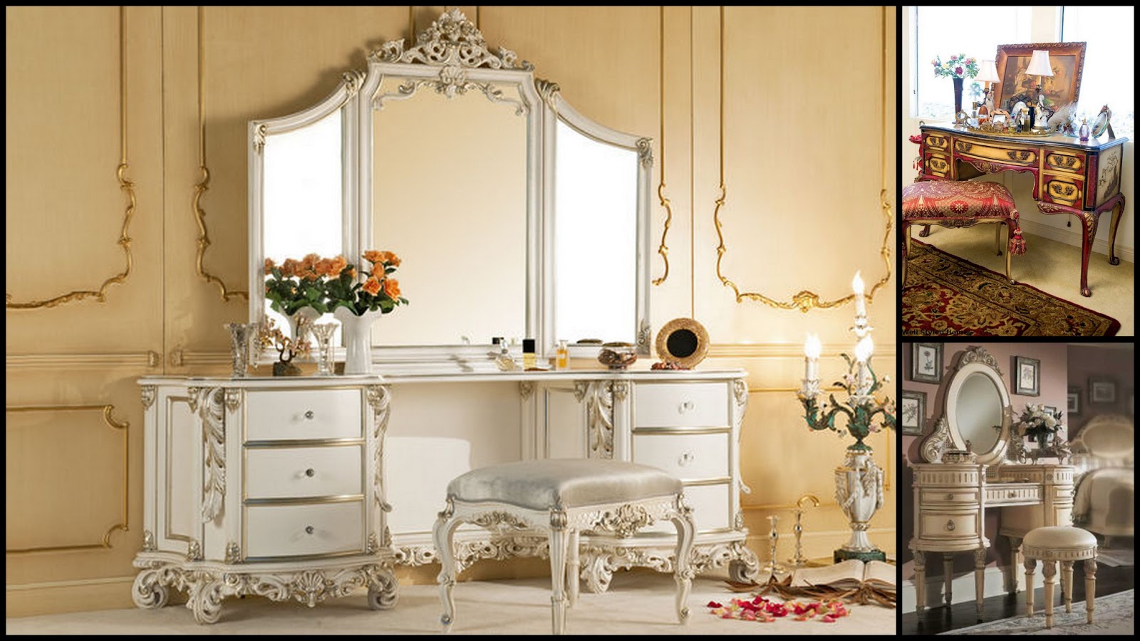 Le boudoir d'Ines: Ces coiffeuses qui font rêver...ou pas...