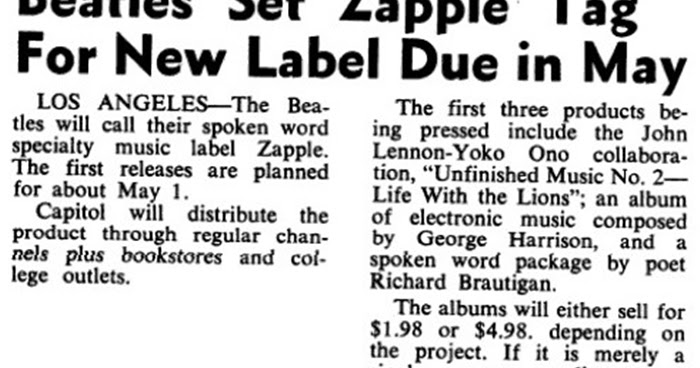 The Beatles In The News: The Beatles - Billboard Magazine April 12th 1969