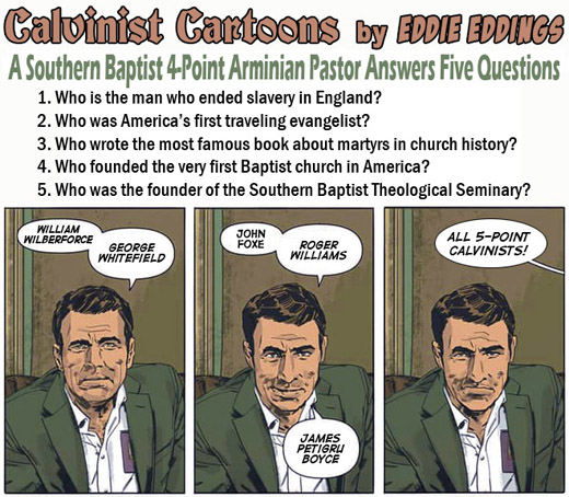 Calvinistic Cartoons: SBC Pastor gets Questioned