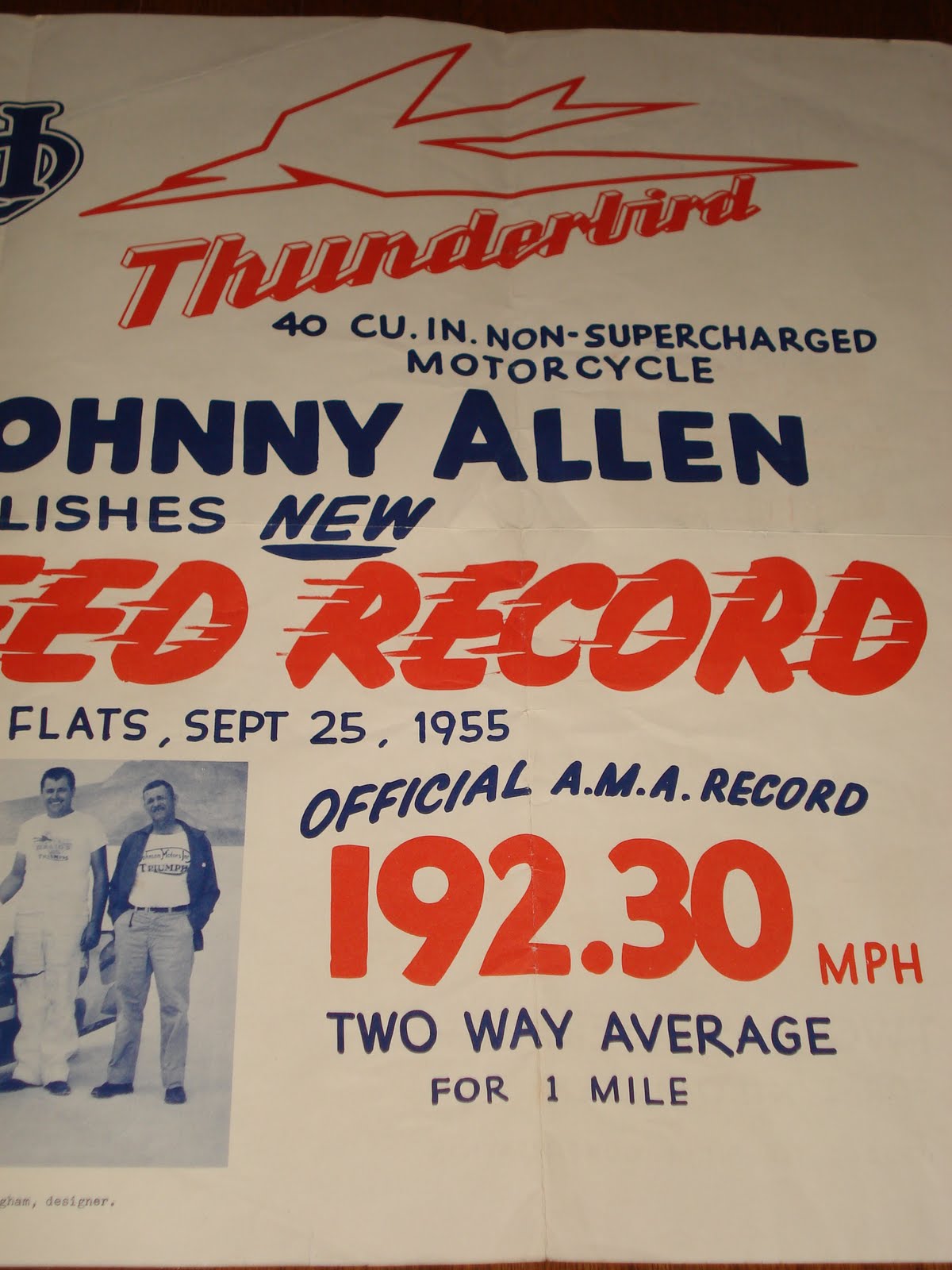 Nostalgia on Wheels: ORIGINAL 1955 Johnny Allen Triumph Streamliner ...