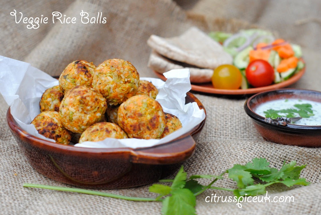 Veggie Rice Balls - Citrusspice and Travels