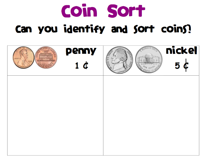 Money Math Work Station - First Grade Found Me