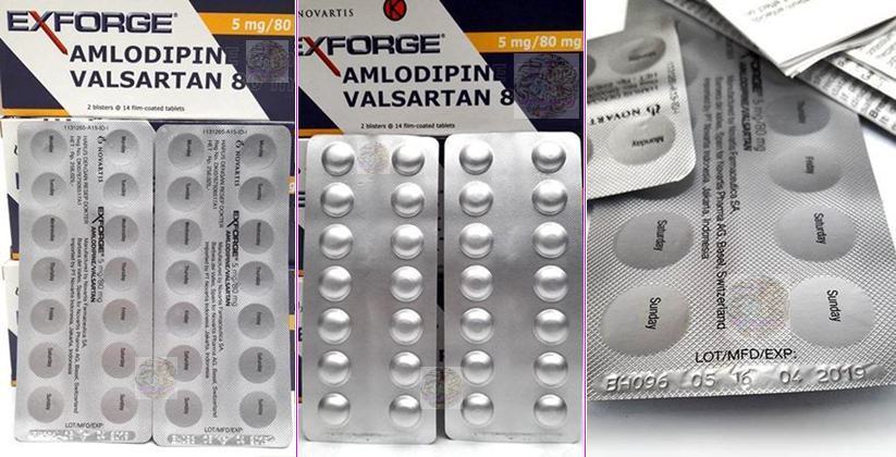 STUDIO ANTIQUE: EXFORGE 5 / 80 Mg - OBAT TENSI - OBAT DARAH TINGGI ...