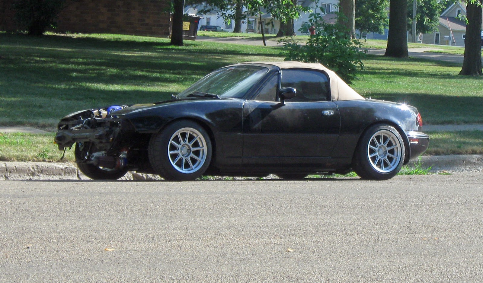 Jim and Jenna build diary, Miata LS1 Conversion: LS1 Miata 1st Road Test!