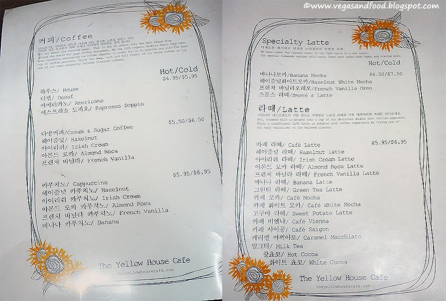 Yellow house cafe - Koreatown (2) - Vegas and Food