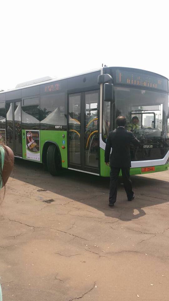 Urban buses adapted to the Geo-morphology of Yaounde now in circulation ...