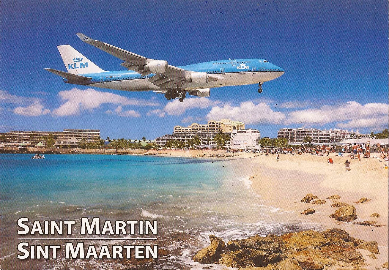 A Journey of Postcards: A postcard from the West Indies: Saint Martin
