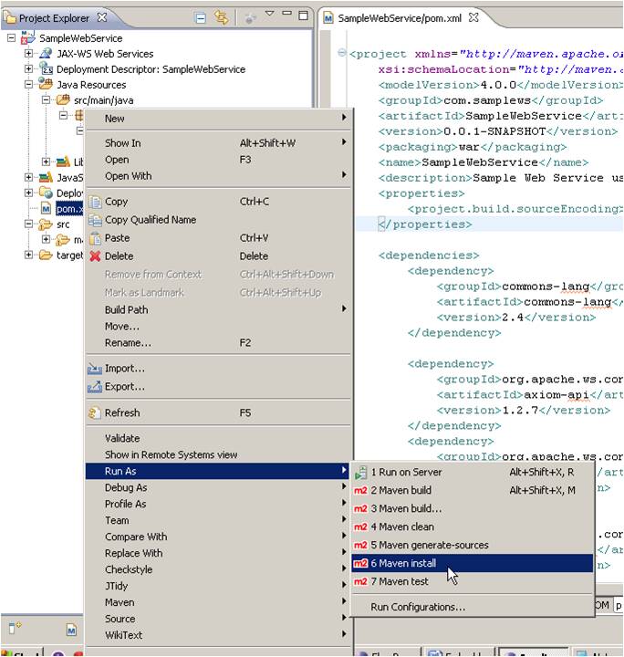 TechTips: Embedding Apache Axis2 webservices into Existing ...