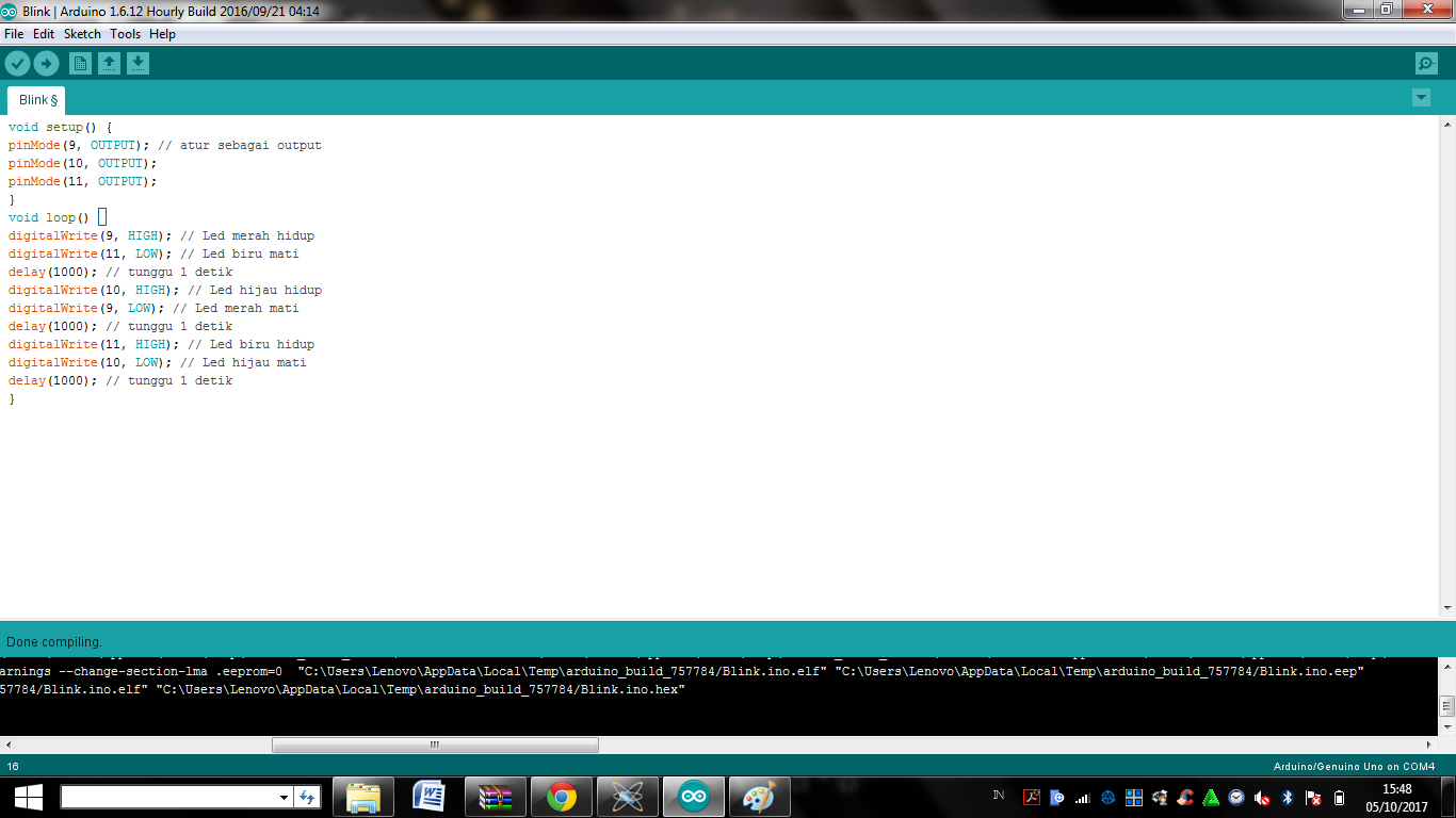 Codingduino Tutorial Program Arduino Simulasi Led Rgb Di Proteus 3816