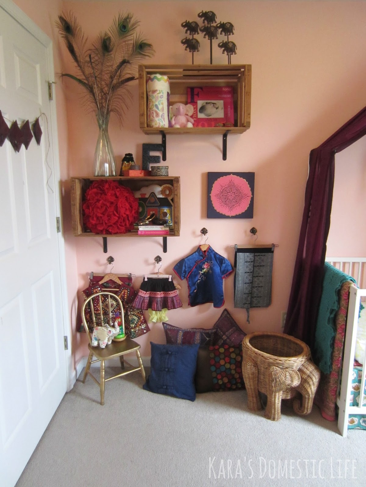 Kara's Domestic Life: fiona's boho indian room