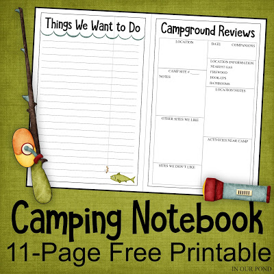 Camping Notebook Organizer