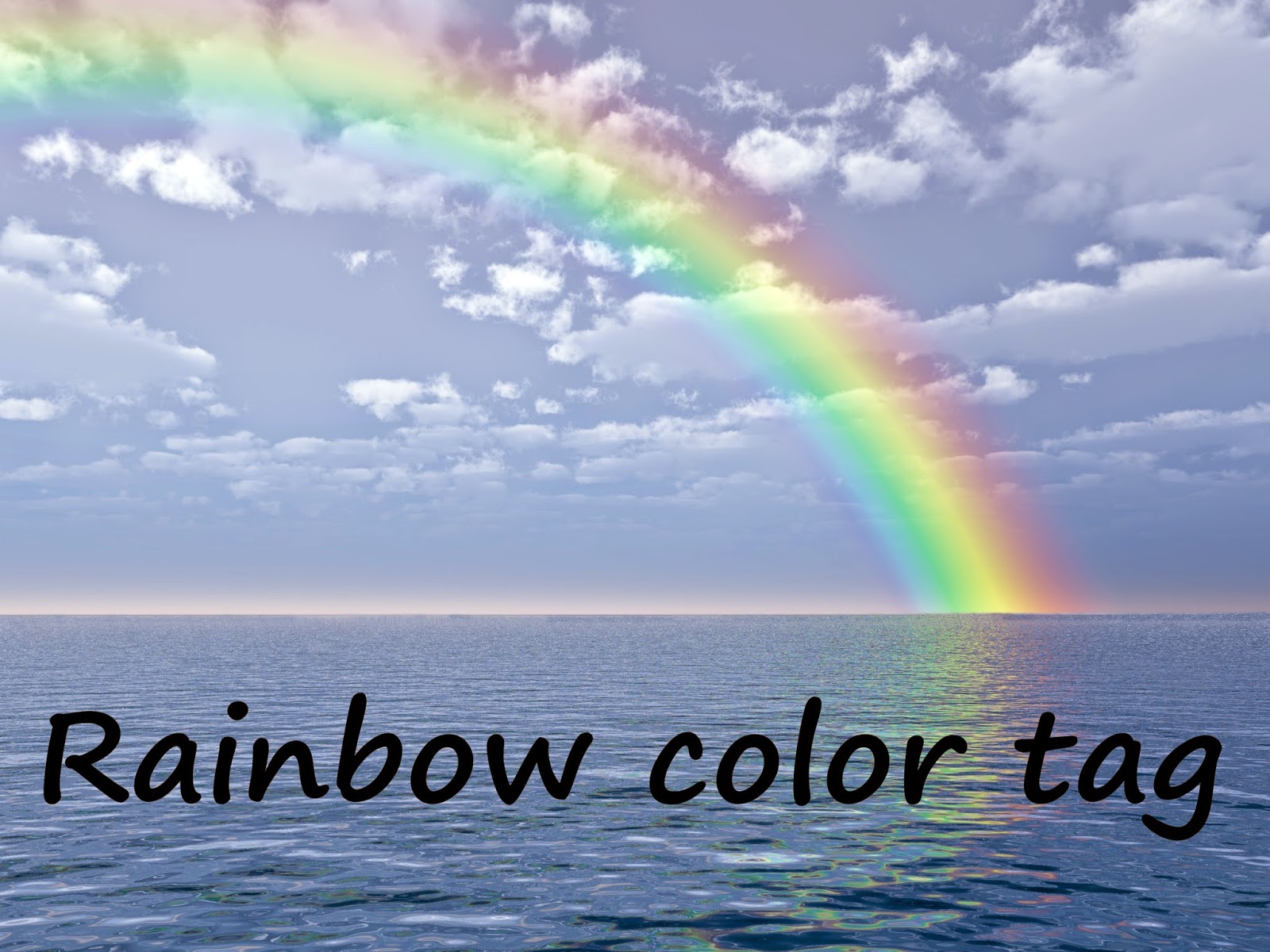 Fantazija: Rainbow color tag