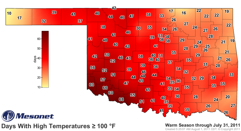 CapitalClimate: Oklahoma's Hottest Month on Record, 4th Driest July