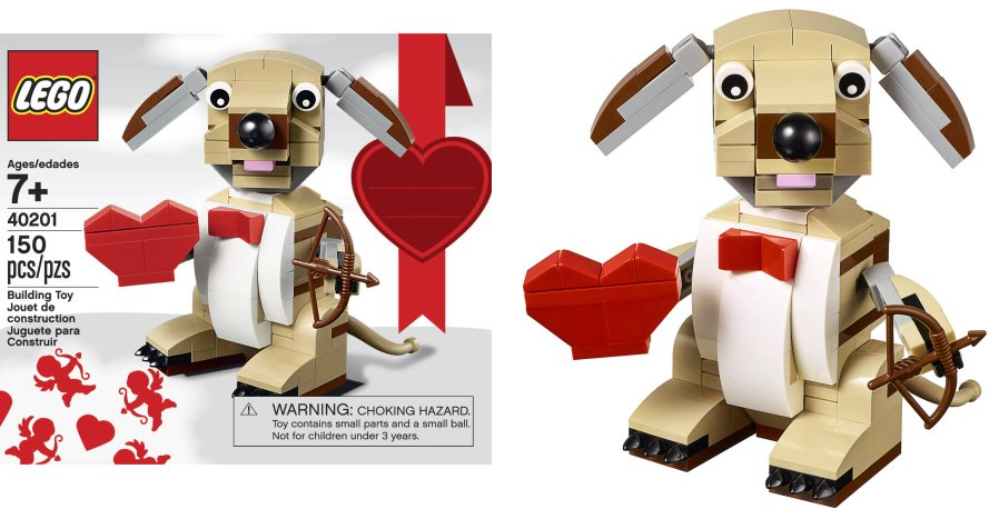 Lego Valentine's Cupid Dog Set $9.99 + Free Shipping With Amazon Prime ...