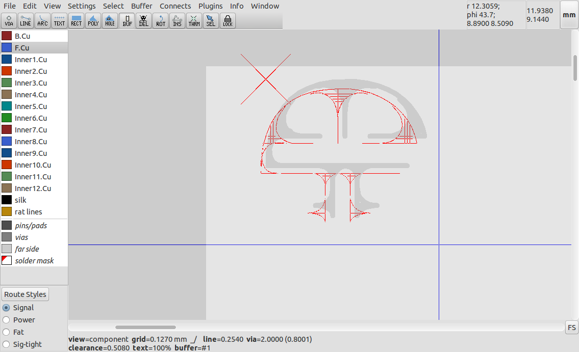 blog de VK5HSE: Exotic and complex footprint creation for gEDA PCB, pcb ...