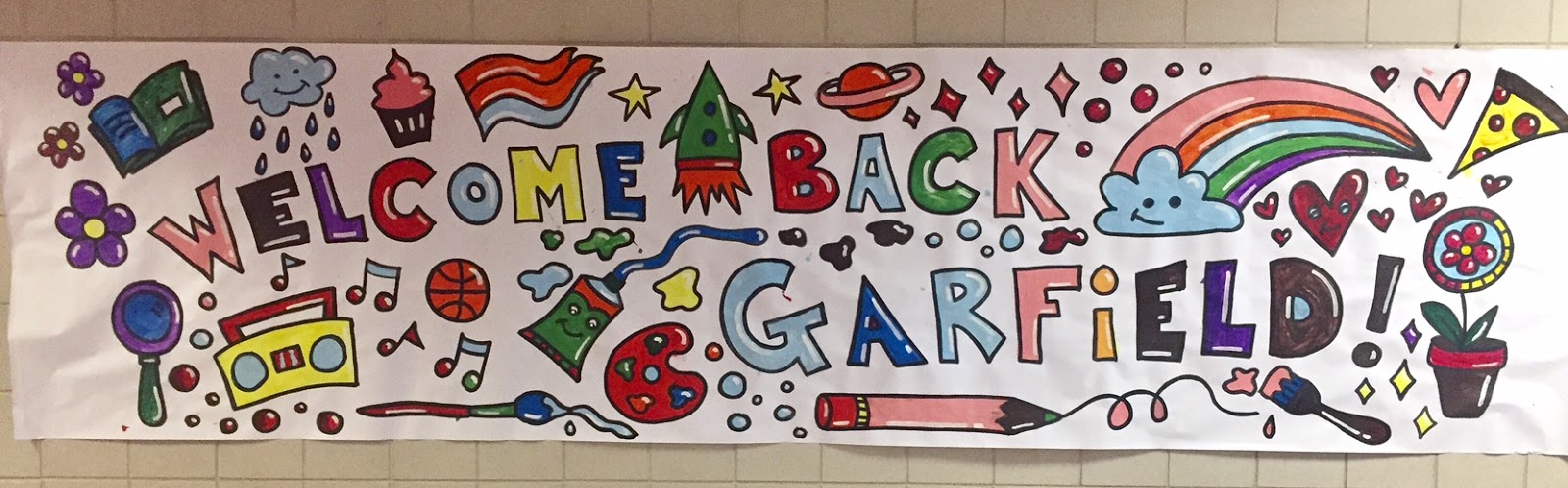 Mrs. O'Connell's Art Room: Welcome back Garfield!!