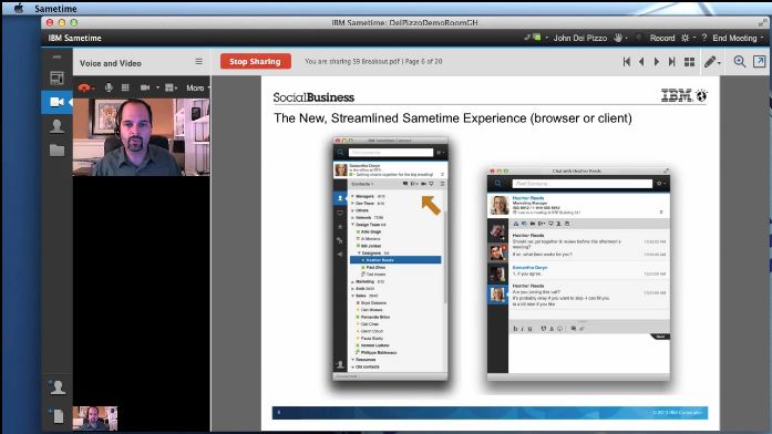 My journey in a social digital world: IBM Sametime 9 Launch Event