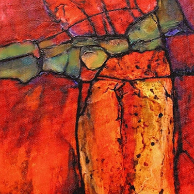 CAROL NELSON FINE ART BLOG: Colorful Contemporary Geological Abstract ...
