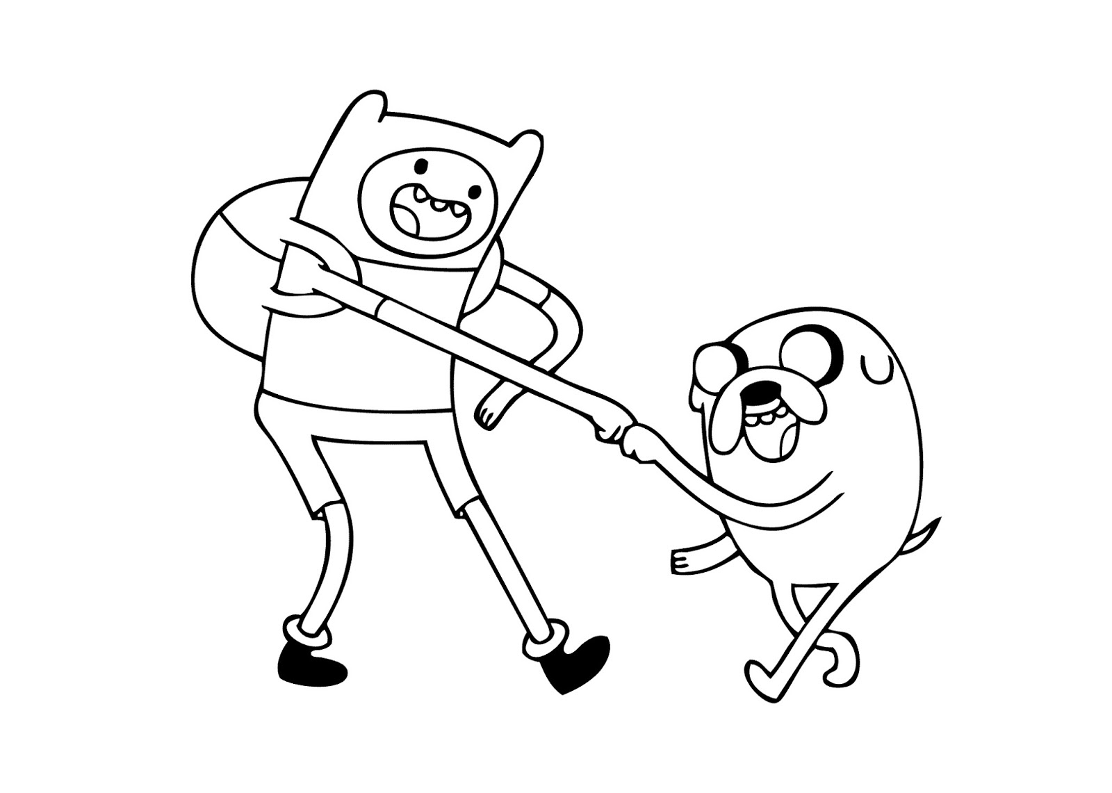 Desenhos para Colorir e Imprimir: Desenhos para Colorir do Finn e Jake ...