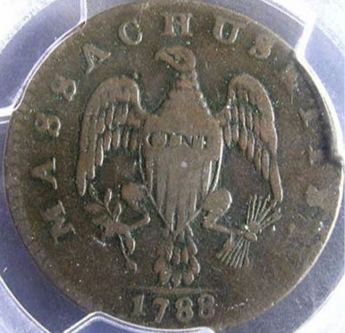 Tony Lawrence Coins and Stuff: Collection - 1788 Massachusetts Cent