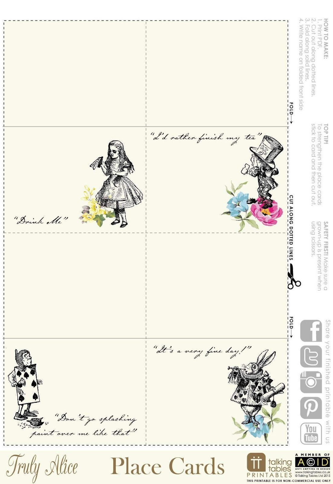 Musings of an Average Mom: Vintage Alice in Wonderland Party