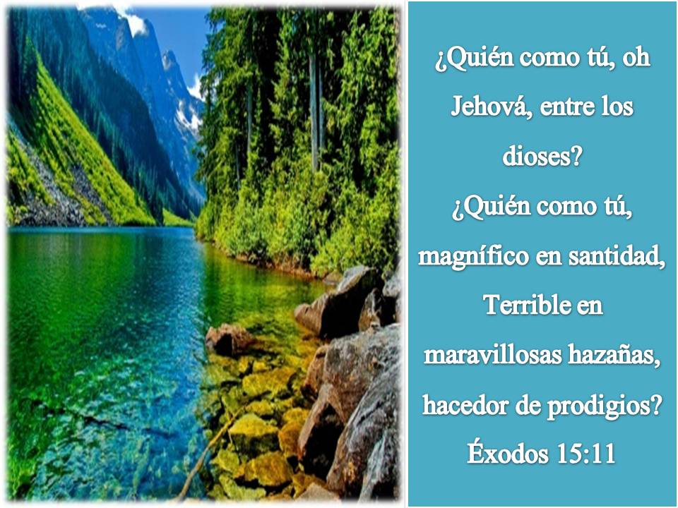 Tu Amor No Es De Este MUndo: Exodo 15:11