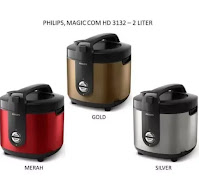 Perbedaan Rice Cooker Philips 3138 dan 3132
