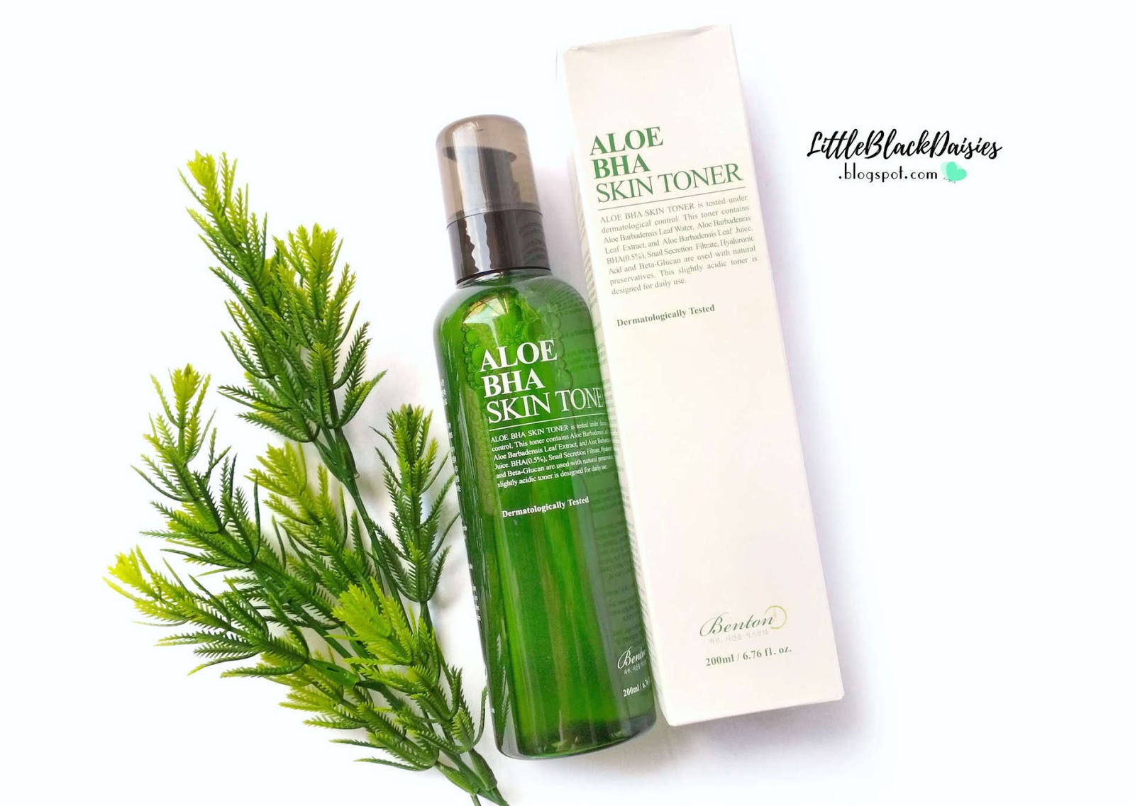 BENTON ALOE BHA SKIN TONER REVIEW - Little Black Daisies