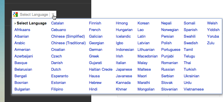 How to Add A Google Translate Widget To Your Blog | TIPS NEWS