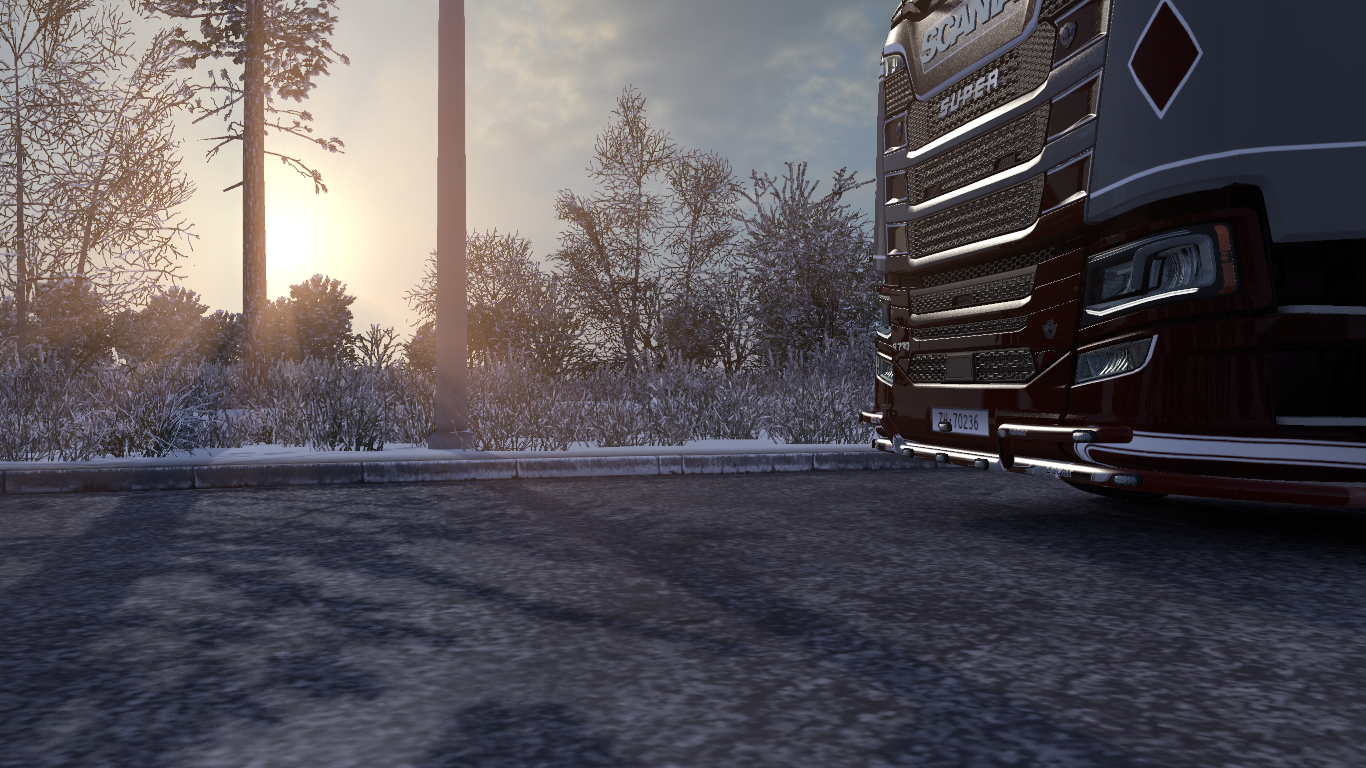 Frosty Winter Weather Mod v7.0 - Euro Truck Simulator 2 Mod World