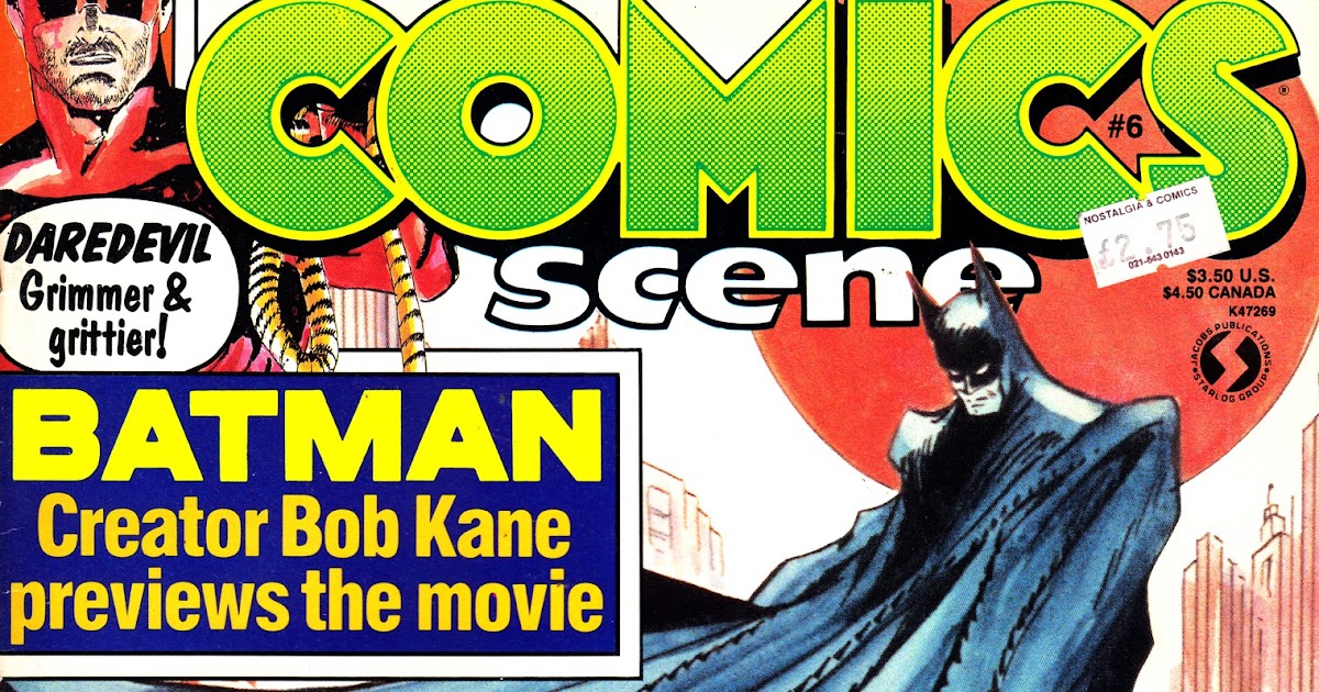 STARLOGGED - GEEK MEDIA AGAIN: 1989: COMICS SCENE MAGAZINE ISSUE 6