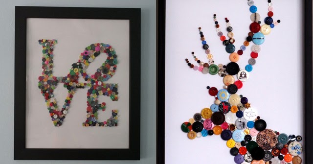 MANUALIDADES: Cuadros con Botones