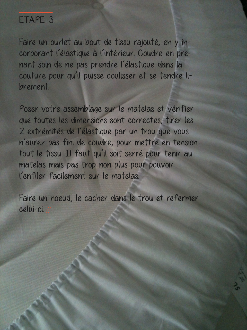 Do It Yourself : Faire son propre drap-housse | By Lisouli