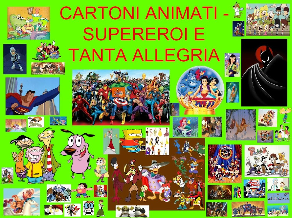 Cartoni animati - Supereroi e tanta allegria