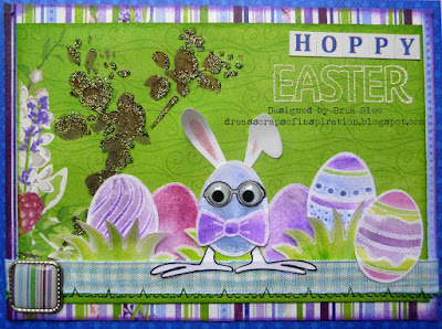 FotoBella: Bo Bunny Secret Garden Easter Card Tutorial