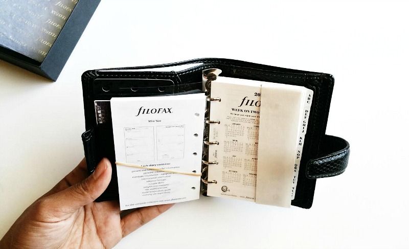Unboxing of the Filofax Mini Chameleon Organizer / Seaweed Kisses