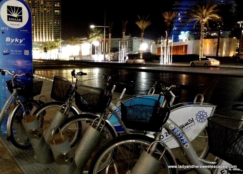 Biking at Downtown Dubai with Nextbike's Byky | Lady & her Sweet Escapes