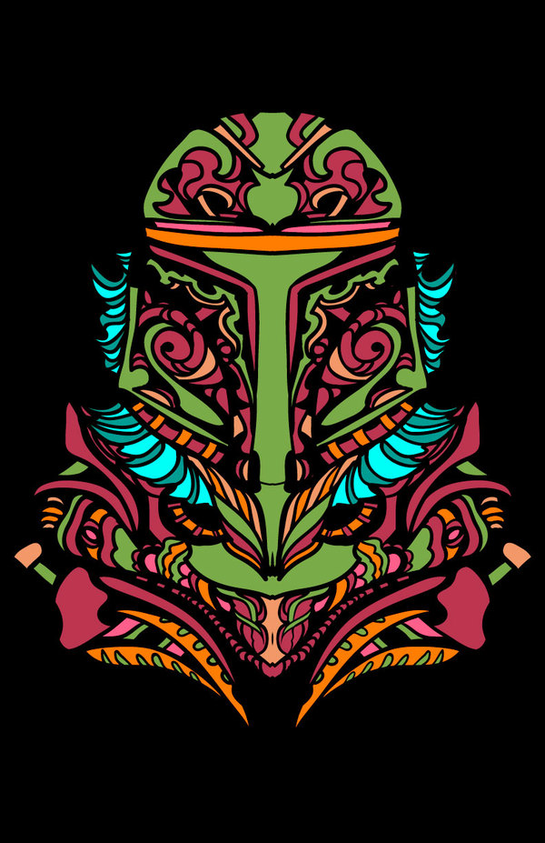 Flyer Goodness: Tribal Star Wars Masks by Daniel Newman